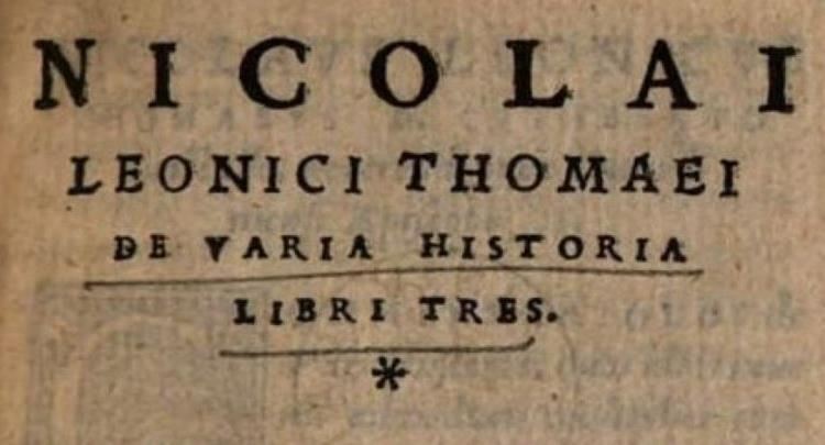 Nikollë Leonik Tomeu, filozof i njohur me origjinë arbërore